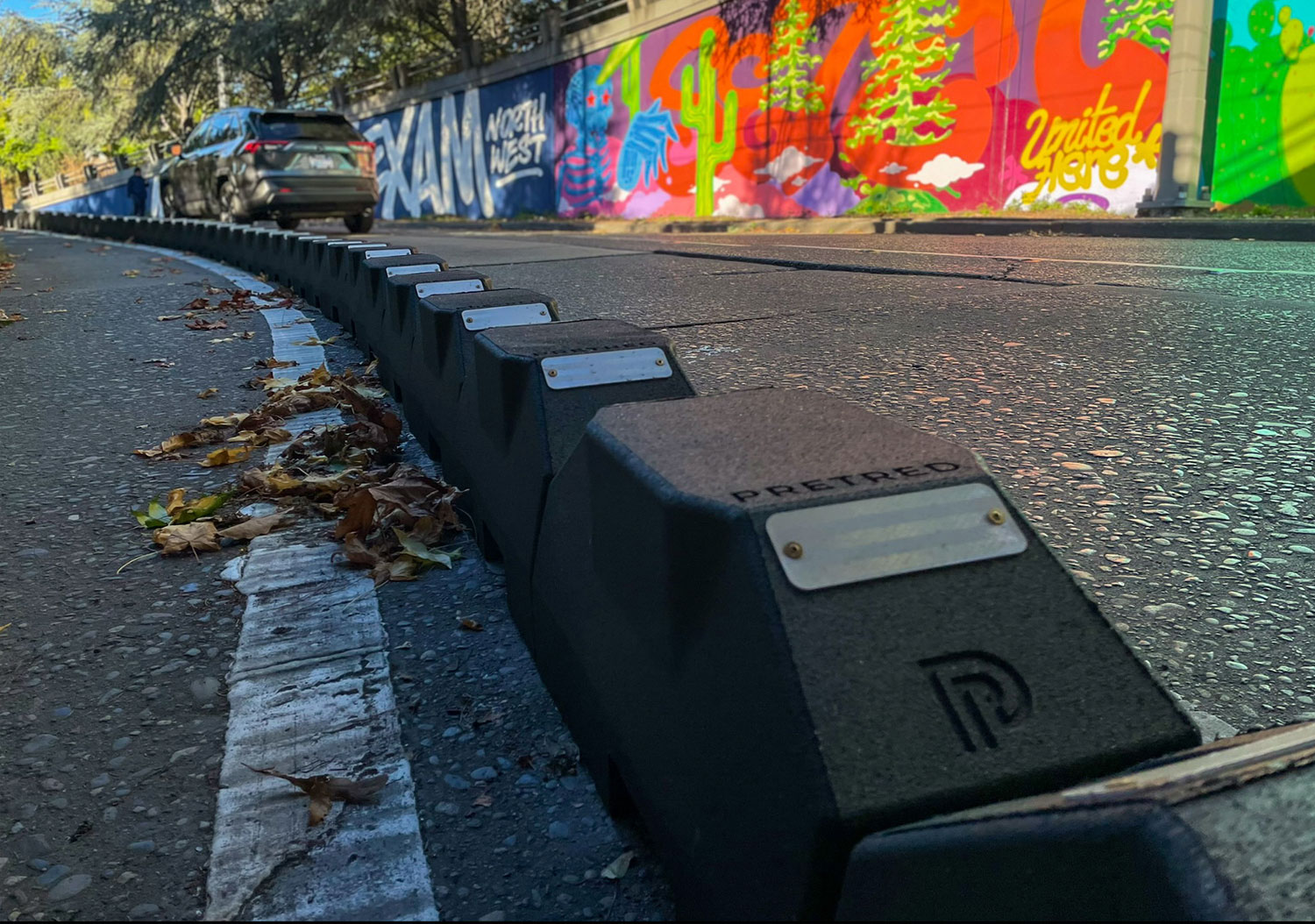 Pretred | Rubber Safety Barriers
